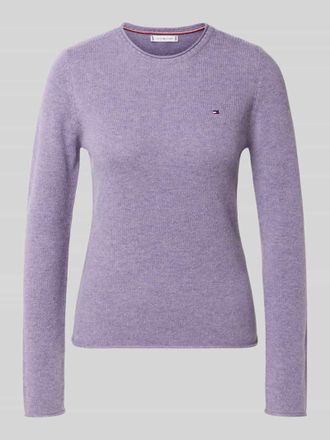 Tommy Hilfiger Slim Fit Strickpullover aus reiner Wolle