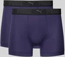 Puma Slim Fit Trunk mit Logo-Stitching im 2er-Pack