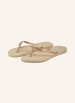Havaianas Zehentrenner Slim beige