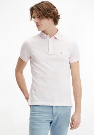 Tommy Hilfiger Poloshirt 1985 SLIM POLO Markenstickerei, aus Baumwoll-Piqu&eacute;