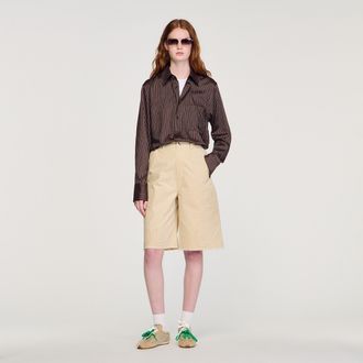 Sandro Chemise fluide &agrave; rayures