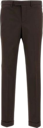 PT01 Pt01, Homme, Pantalons, Brun, Taille: S Slim-fit Pantalons