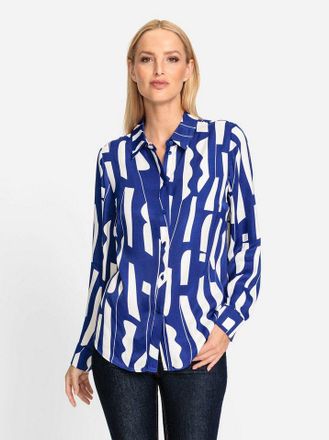 Heine Klassische Bluse Druckbluse Langarm