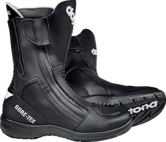 Daytona Boots Motorradschuhe, Motorradstiefel lang Road Star Gore-TEX Stiefel schwarz schmale Passform 47, Unisex, Tourer, Ganzjährig, Leder