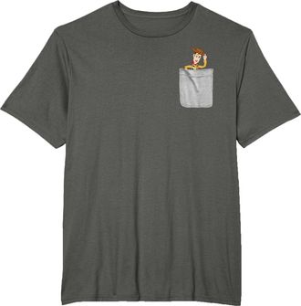 Disney Pixar Toy Story Woody Faux Pocket Graphic T-Shirt T-Shirt