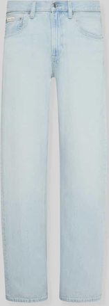 Calvin Klein Jeans Straight Fit Jeans aus reiner Baumwolle im 5-Pocket-Design