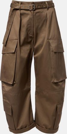 Acne Studios Pantalon cargo Pama en serg&eacute; de coton