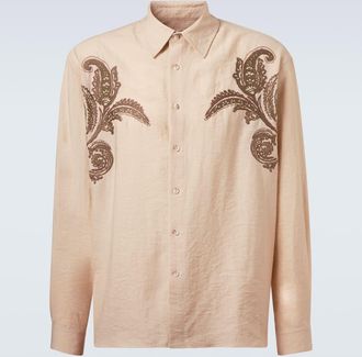 Commas Chemise brodée