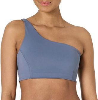 Amazon Essentials Soutien-Gorge de Sport Active FormFlex, Asymétrique avec Bretelles dans le Dos, Ultra Doux, Soutien Léger Femme, Gris Ardoise, XXL