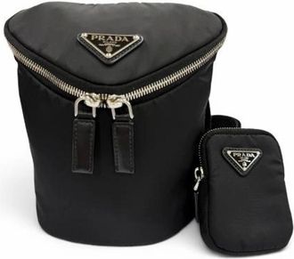 Prada Pre-owned Nylon sacs-prada - Homme - Pre-owned - Noir - Taille: ONE Size
