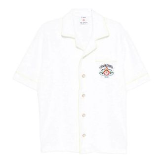 Casablanca Kurz&auml;rmelige Hemden - - Shirts - Herren - Wei&szlig; - L