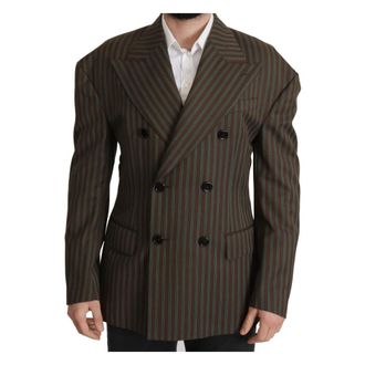 Dolce & Gabbana Double Breasted Blazer - - Jackets - Herren - Mehrfarbig - L
