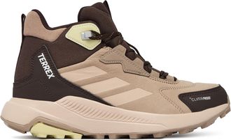 adidas Trekkingschuhe adidas Terrex Anylander Leather Mid Climaproof Hiking Shoes KJ6790 Braun