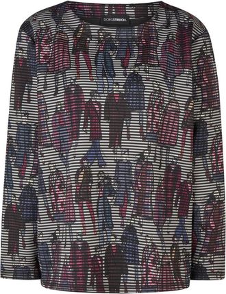 Doris Streich Karo-Fashionista Print Sweatshirt - - Tops - Herren - Mehrfarbig - XL