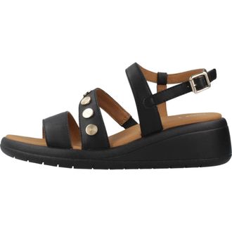 Geox Femme, Chaussures, Noir, Taille: 37 EU Meliconia Wedge Sandal