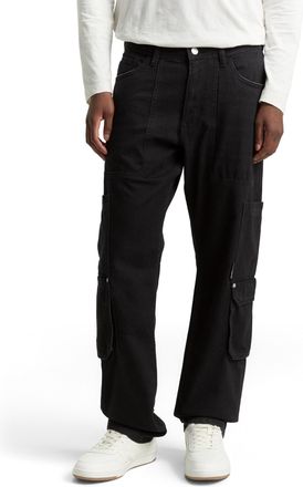 Tom Tailor Herren 1048862 TTWAYLEN Relaxed Cargo Jeans, 10273-Dark Stone Black Denim, 29W / 32L