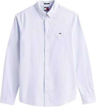 Tommy Jeans Herren TJM REG Oxford Shirt EXT DM0DM21298 L/S, Blau (Sweet Blue), XXL, Blau (Sweet Blue), XXL