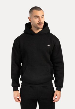 Smilodox Hoodie Ilyas, Regular Fit Kapuzen Pullover, weicher Stoff, Metallabel hochwertig & komfortabel vielseitiges Sweatshirt B&uuml;ndchen Sport Alltag