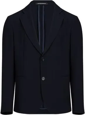 Emporio Armani Blazer uni &agrave; col tailleur