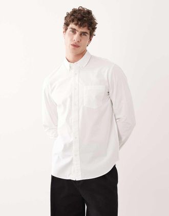 Arket Chemise Oxford en pur coton - Blanc