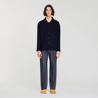 Sandro Chemise fluide effet froiss&eacute;