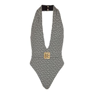 Balmain PB Labyrinth Swimsuit - Femme - Maillots de bain - Noir - Taille: 34 FR