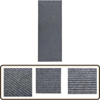 vidaXL Vidaxl - Schmutzfangläufer Grau 100x300 cm - Schmutzfangmatte - Laufmatte - Flurmatten - Treppenlaufmatte - Wohnzimmerteppich