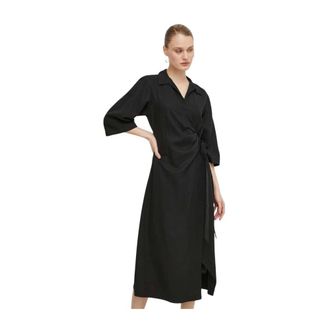 Sams&oslash;e & Sams&oslash;e Femme, Robes, Noir, Taille: 36 FR Maxi Robes