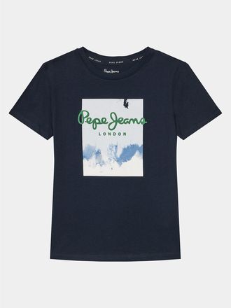 Pepe Jeans London T-Shirt Rafer PB503844 Dunkelblau Regular Fit