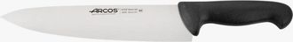 Arcos K&uuml;chenmesser Cheferies 2900 - Nitrum Edelstahlklinge 25 cm - Griff aus Polypropylen, Ideal f&uuml;r Hygiene und Gesundheit - Schwarz, Silber, Farberkennung