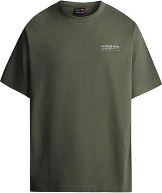 Pepe Jeans London Red Bull Racing X Pepe Jeans Herren RBR Pit Stop Crew Tee T-Shirt, Green (Regent Green), XS