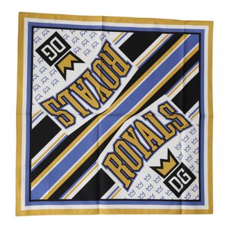 Dolce & Gabbana Homme, Accessoires, Multicolore, Taille: ONE Size Royals Square Foulard