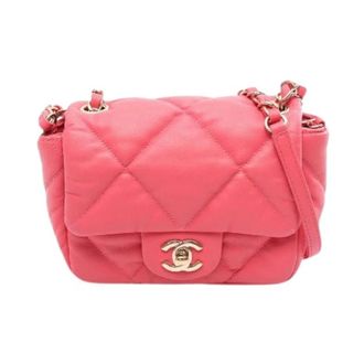 Chanel Pre-owned Matelass&eacute; Lammleder Umh&auml;ngetasche - - Pre-owned - Damen - Rosa - ONE SIZE