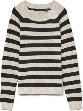 Vero Moda VMDOFFY LS O-Neck Blouse GA NOOS