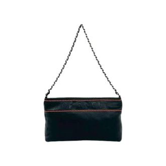 Chanel Pre-owned Handtasche aus Lammleder - - Pre-owned - Damen - Schwarzk - ONE SIZE