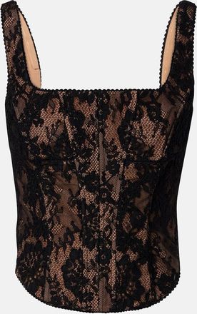 Self Portrait Bustier-Top aus Spitze