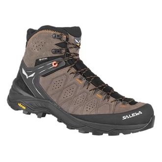 Salewa Ms ALP Trainer 2 Mid GTX Chaussures de randonn&eacute;e pour homme, Orange fluo (Walnut Fluo Orange), 45 EU