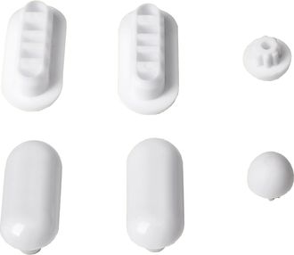 Kleine Wolke 1813100948 Ersatz Deckelpuffer WC Sitze, weiß