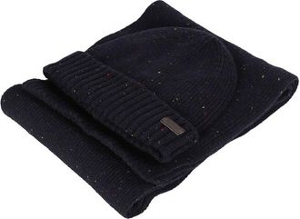 Barbour Herren Geschenkset Beanie und Schal CARLTON FLECK