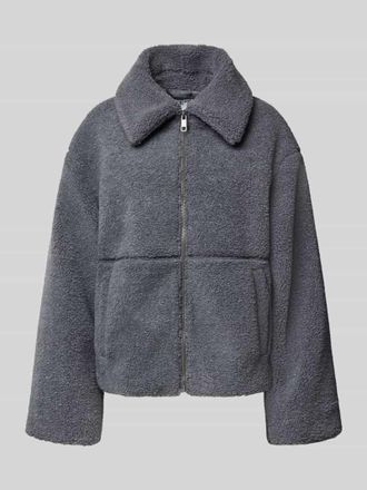 Jake*s Casual Teddyfell Jacke mit Eingrifftaschen