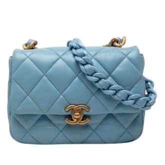 Chanel Pre-owned Flap Crossbody Bag - - Pre-owned - Damen - Blau - ONE SIZE