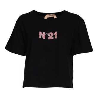 N&deg;21 Femme, Tops, Noir, Taille: 38 FR T-Chemises