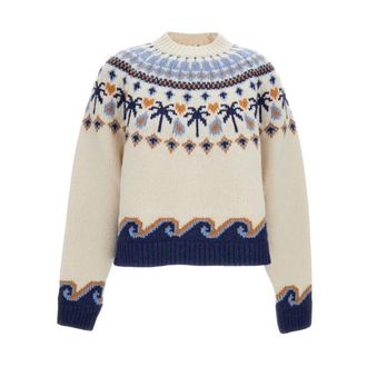 Alanui Round-Neck Strickwaren - - Knitwear - Damen - Wei&szlig; - S