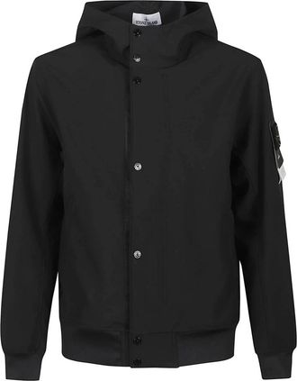Stone Island Homme, Vestes, Noir, Taille: 2XL Short Parka