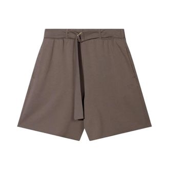 10 Days Terry-Shorts mit G&uuml;rtel - - Shorts - Damen - Braun - XS