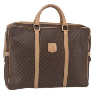Celine Sac &agrave; main vintage en plastique Pre-owned - Femme - Pre-owned - Brun - Taille: ONE Size