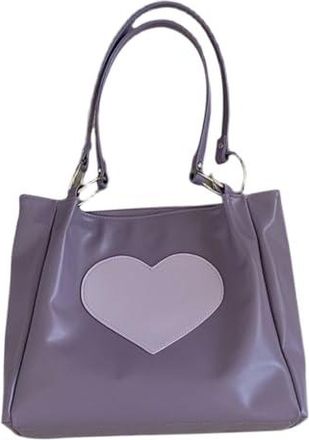 IFUNDOM Sac Fourre-tout Bandouli&egrave;re Capacit&eacute; Importante Cuir Sac &Eacute;paule Simple pour &Eacute;tudiant pour Filles R&eacute;sistant et Polyvalent pour Usage Quotidien