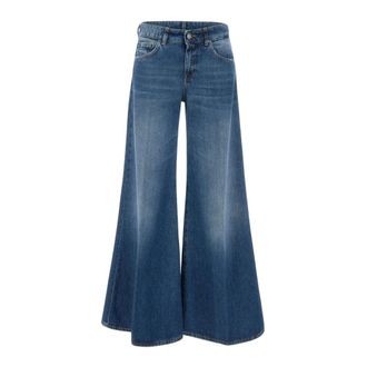 Dondup Marlen Jeans- Weites Bein- Mittlere Waschung - - Jeans - Damen - Blau - W29