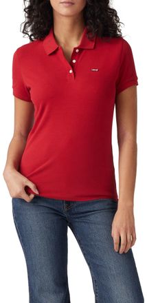Levi's Herren Slim Housemark Polo Polohemd, Scarlet Smile, Small