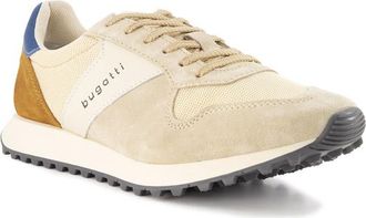 Bugatti Herren Sneaker beige Textil